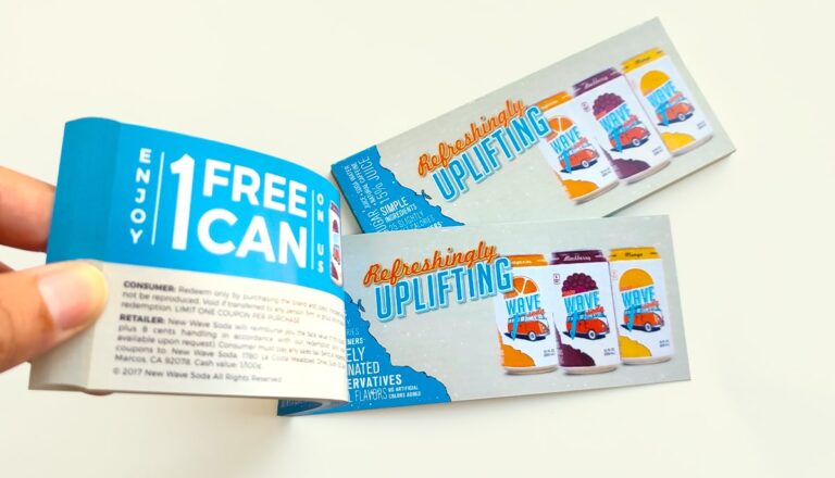 Printed Coupon Booklets for Customer Loyalty Campaigns