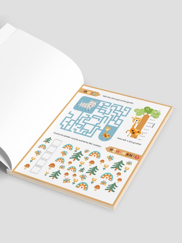 Print Quality Activity Books for Children or Adults